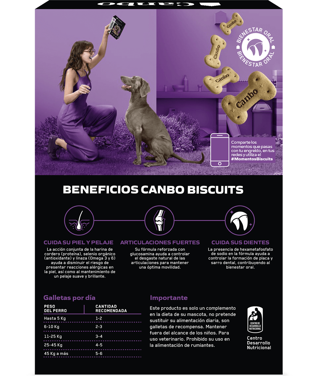 Canbo Biscuits sabor a cordero 200 gr – Aquafarma