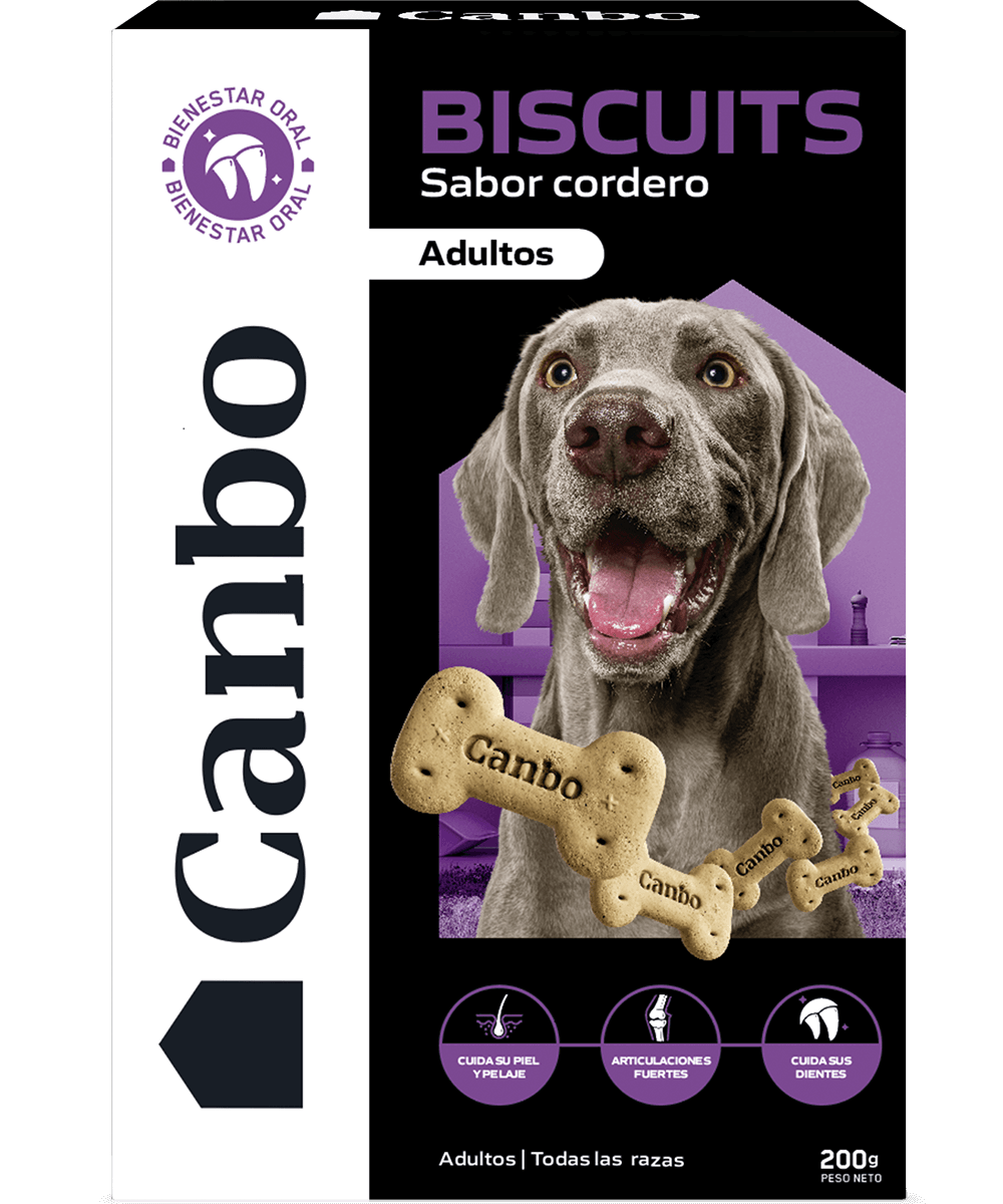 Canbo Biscuits sabor a cordero 200 gr – Aquafarma